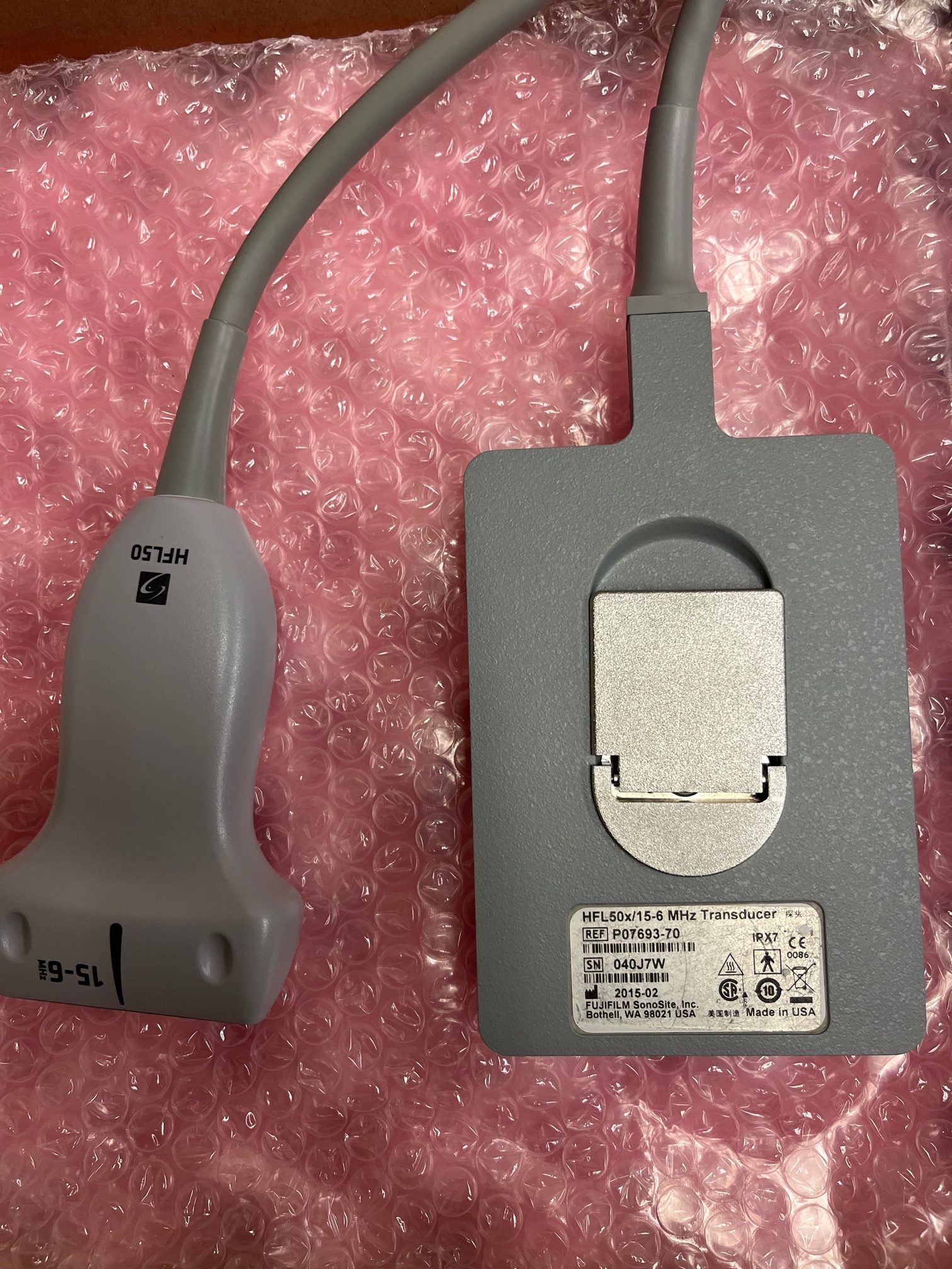 Refurbished Sonosite HFL50x MSK Transducer Ultrasound Probe For Sale ...